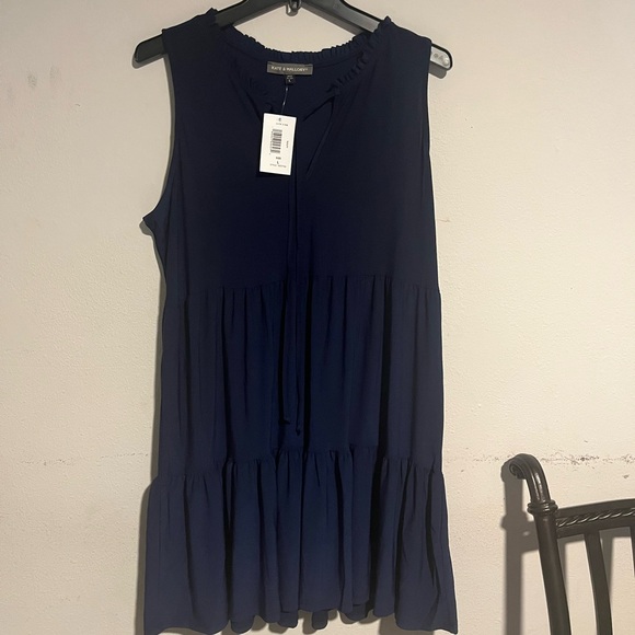 Kate & Mallory | Dresses | Kate Mallory Black Tiered Midi Dress | Poshmark